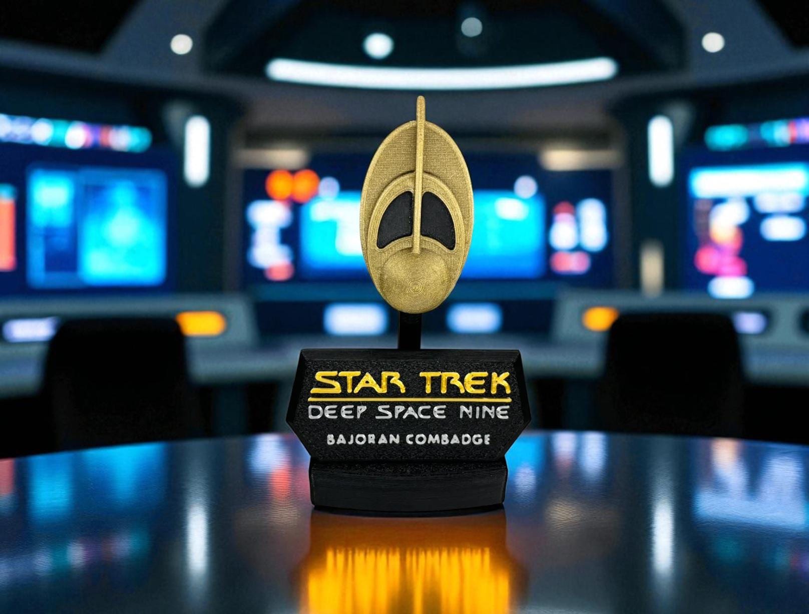 3D Printed Combadge Prop: Star Trek Voyager, DS9, Multiple Variants - Etsy