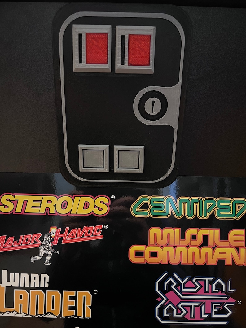 Arcade Coin Door | Faux Display Only | 3D Printed - Etsy