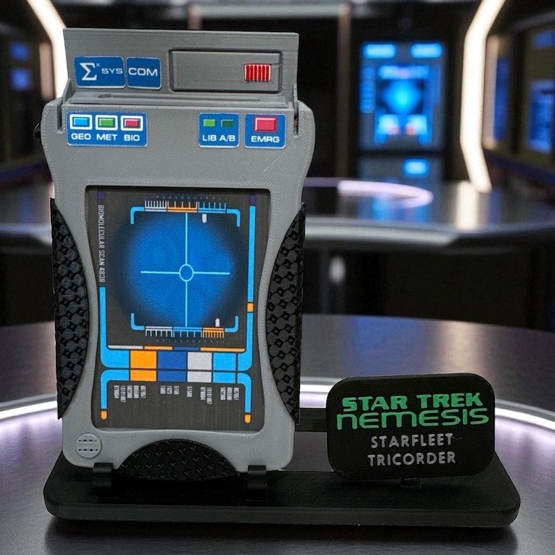 Tricorder | Nemesis | 3D Printed | TV Movie Memorabilia Replica Props ...