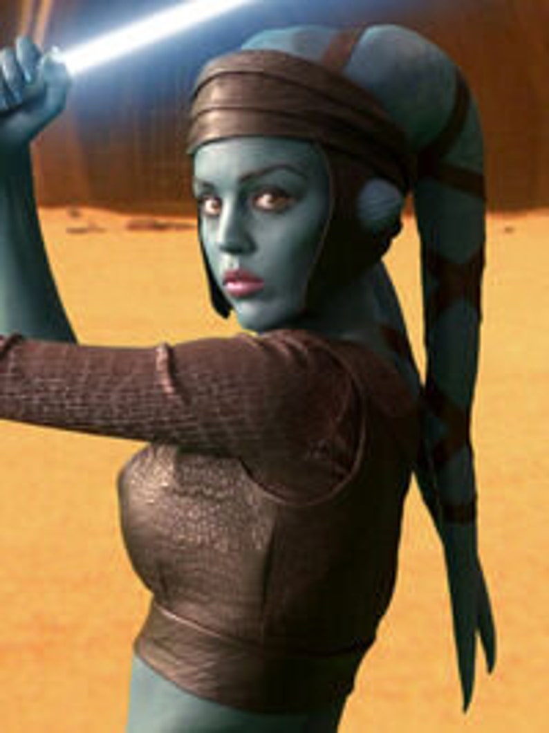 Aayla Secura Lightsaber: 3D Printed Clone Wars Cosplay Prop - Etsy
