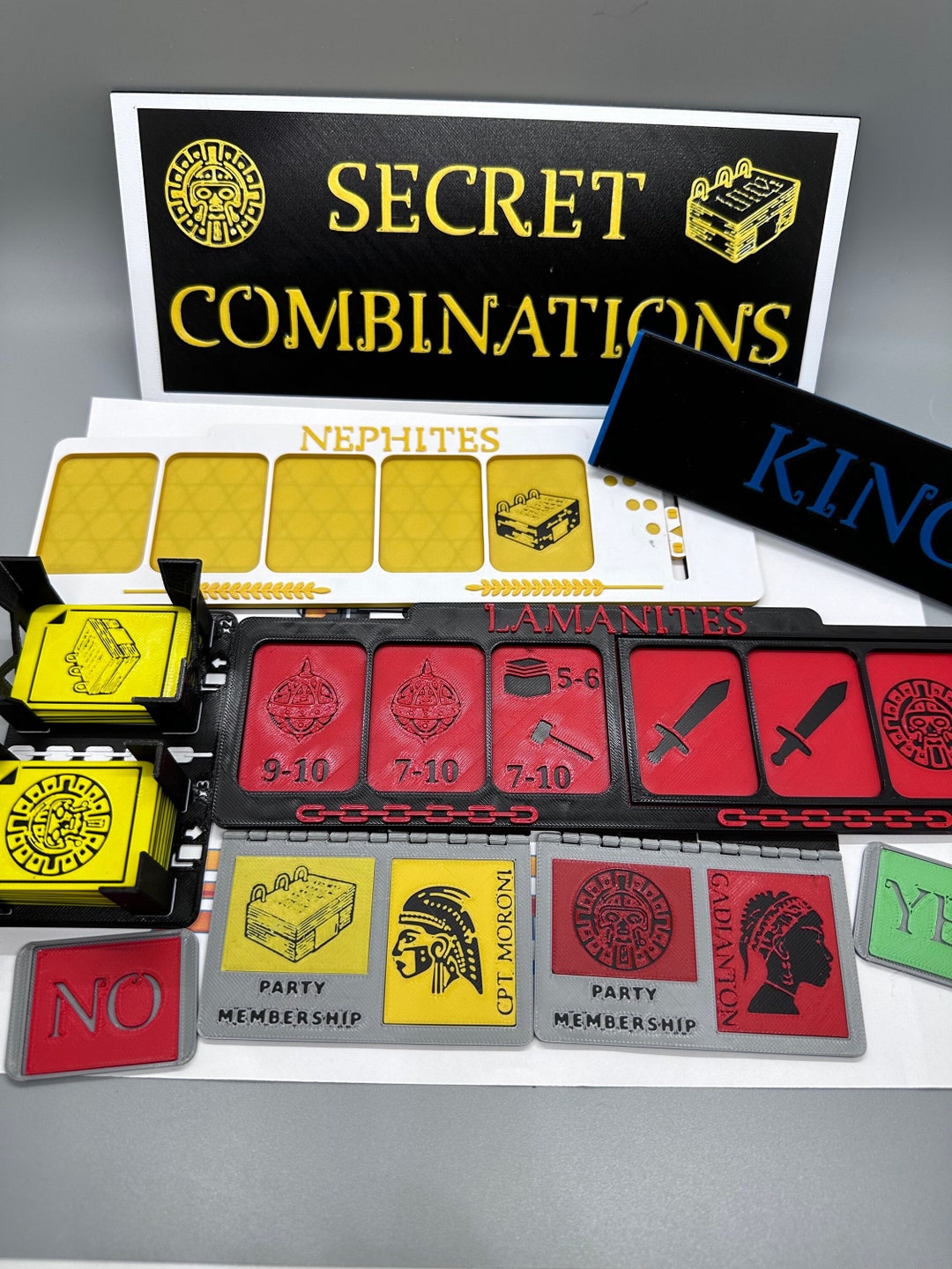 Secret Combinations Lamanites Vs Nephites Secret Hitler 3D Printed ...