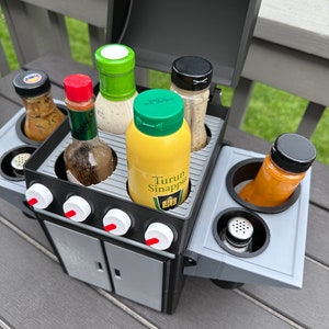 Grill-inspired BBQ Condiment Holder | Stylish and Functional Accessory ...