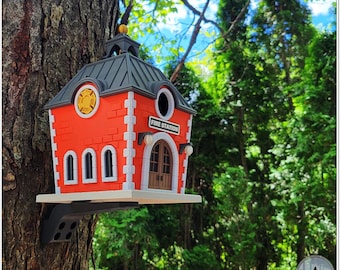 Bird House | Fire Station | 3D Printed - Etsy