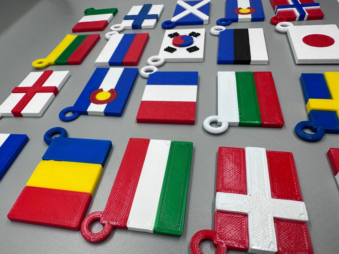 Missionary Country Keychain | 3D Printed | in Color | Word Traveler ...