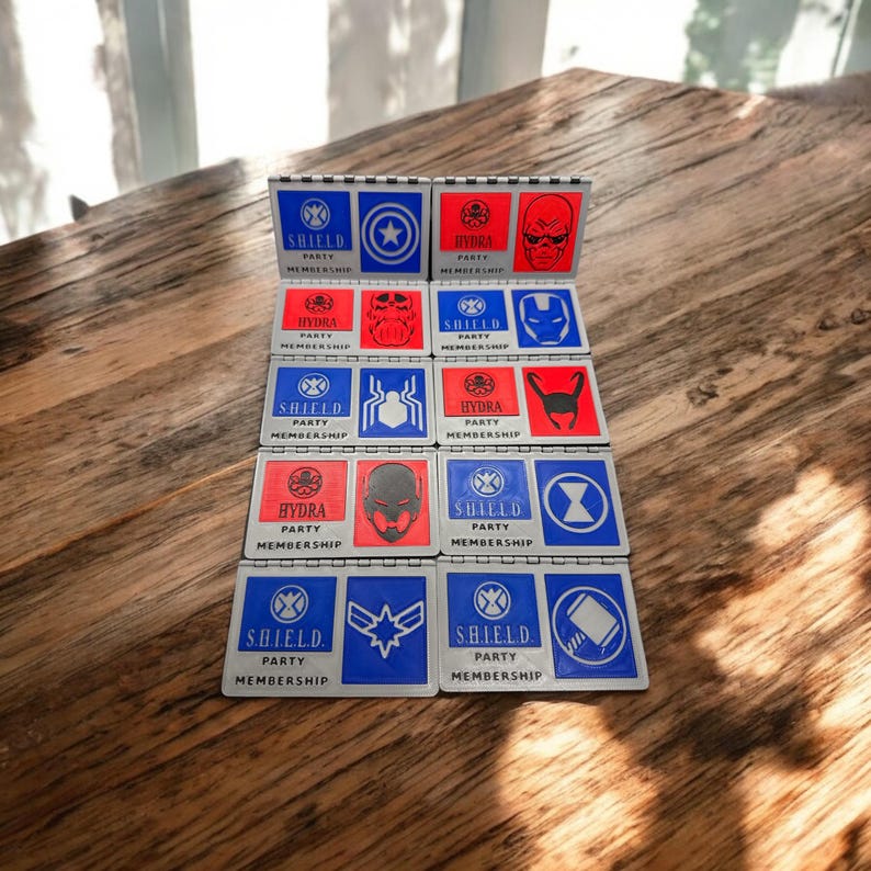 Secret Hydra | Secret Hitler | 3D Printed | In-color | Mystery Games ...