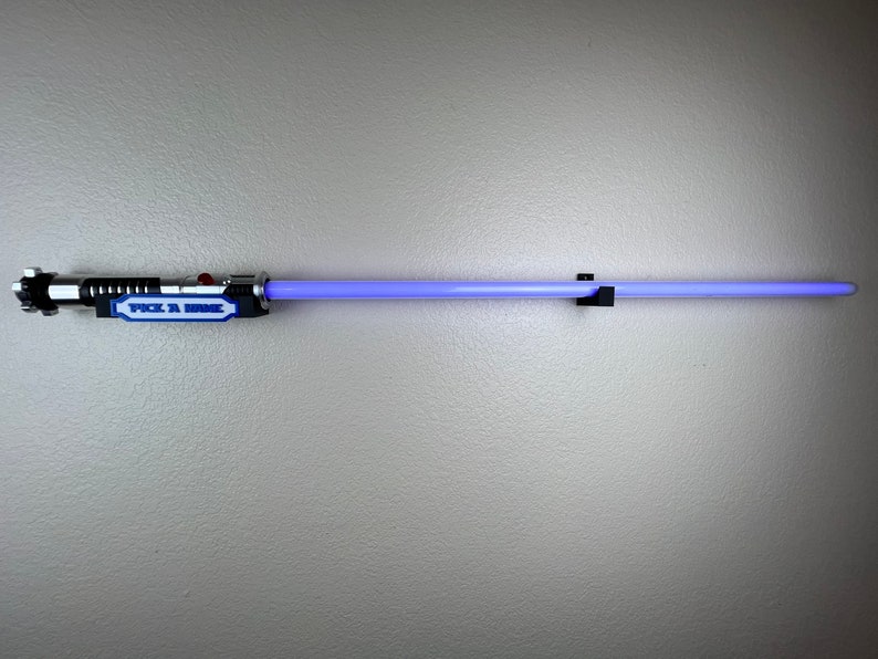 Horizontal Lightsaber Wall Mount Holder Display 3D Printed - Etsy