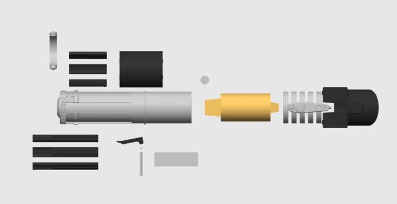 Elzar Mann Lightsaber: High Republic 3D Printed Prop - Etsy