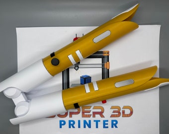 Handmade 3D Printed Jedi Temple Guard Lightsaber Pike - Etsy