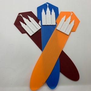 LDS Temple Bookmarks | 3D Printed | Priesthood and Temple Preview ...