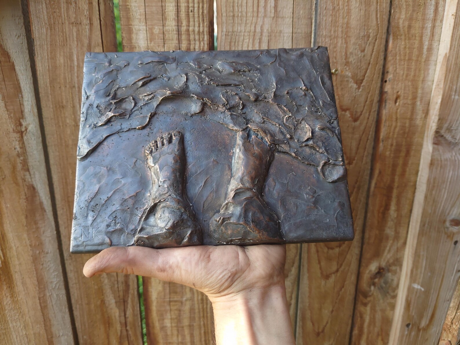 Bronze Beach Wall Sculpture: Original Coastal Artwork - Etsy