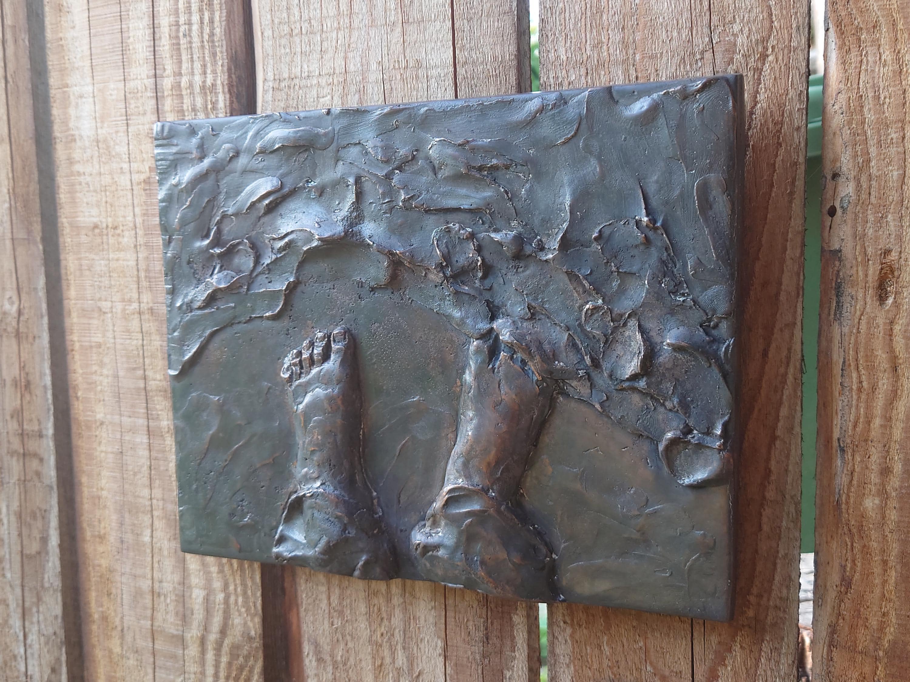 Bronze Beach Wall Sculpture: Original Coastal Artwork - Etsy