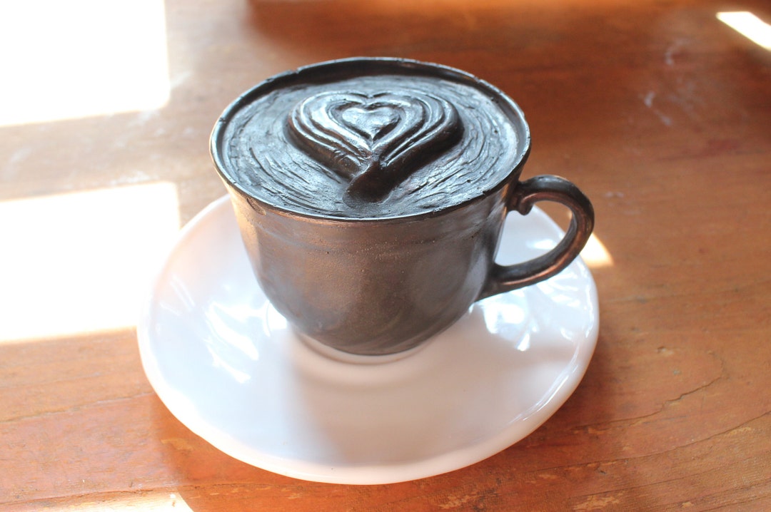 Original Bronze Sculpture, Morning Coffee, Cup Sculpture - Etsy