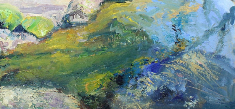 Spring River Painting Original Landscape Oil Painting on - Etsy