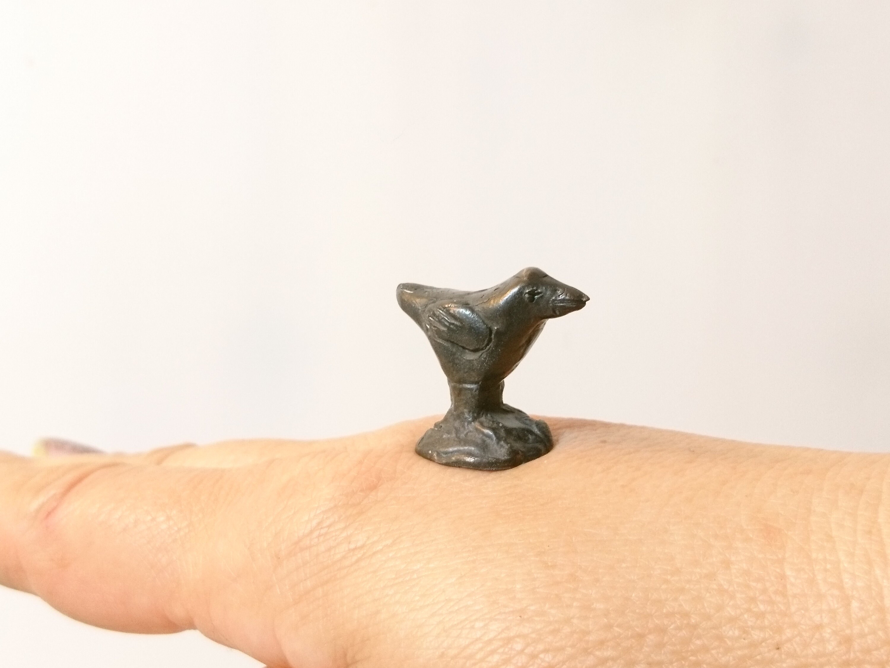 Bronze Bird Sculpture Tiny Bird Small Metal Birds by - Etsy