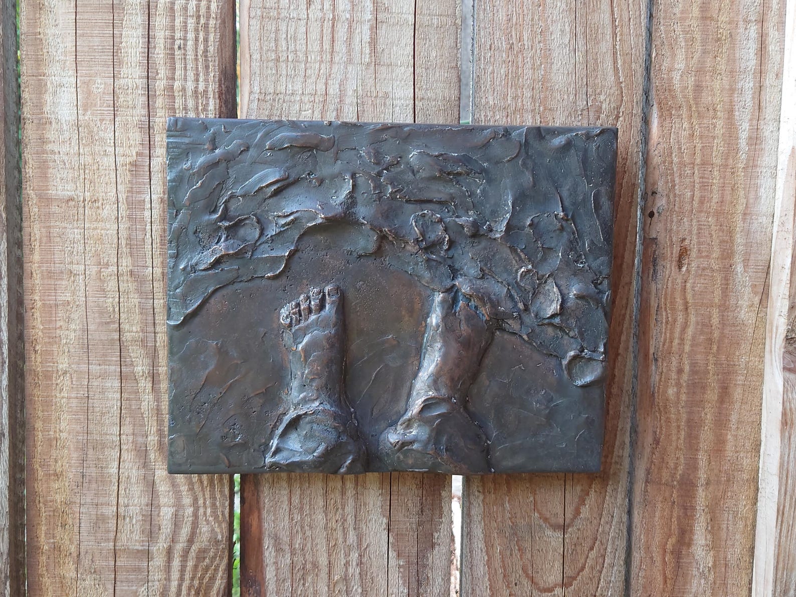 Bronze Beach Wall Sculpture: Original Coastal Artwork - Etsy