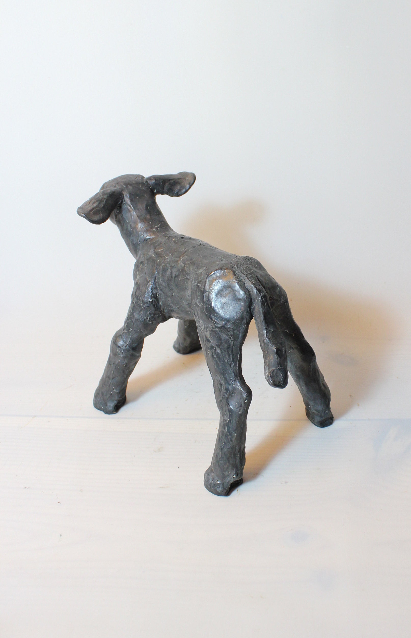 Original Bronze Sculpture Lamb Art Sheep Sculpture - Etsy
