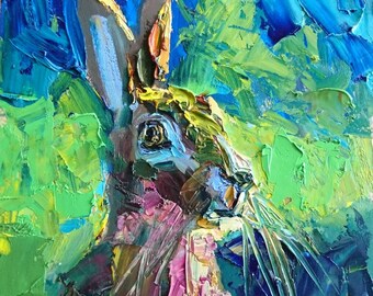 Impasto Animal Art | Etsy