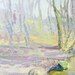 Spring River Painting Original Landscape Oil Painting on Canvas Panel ...