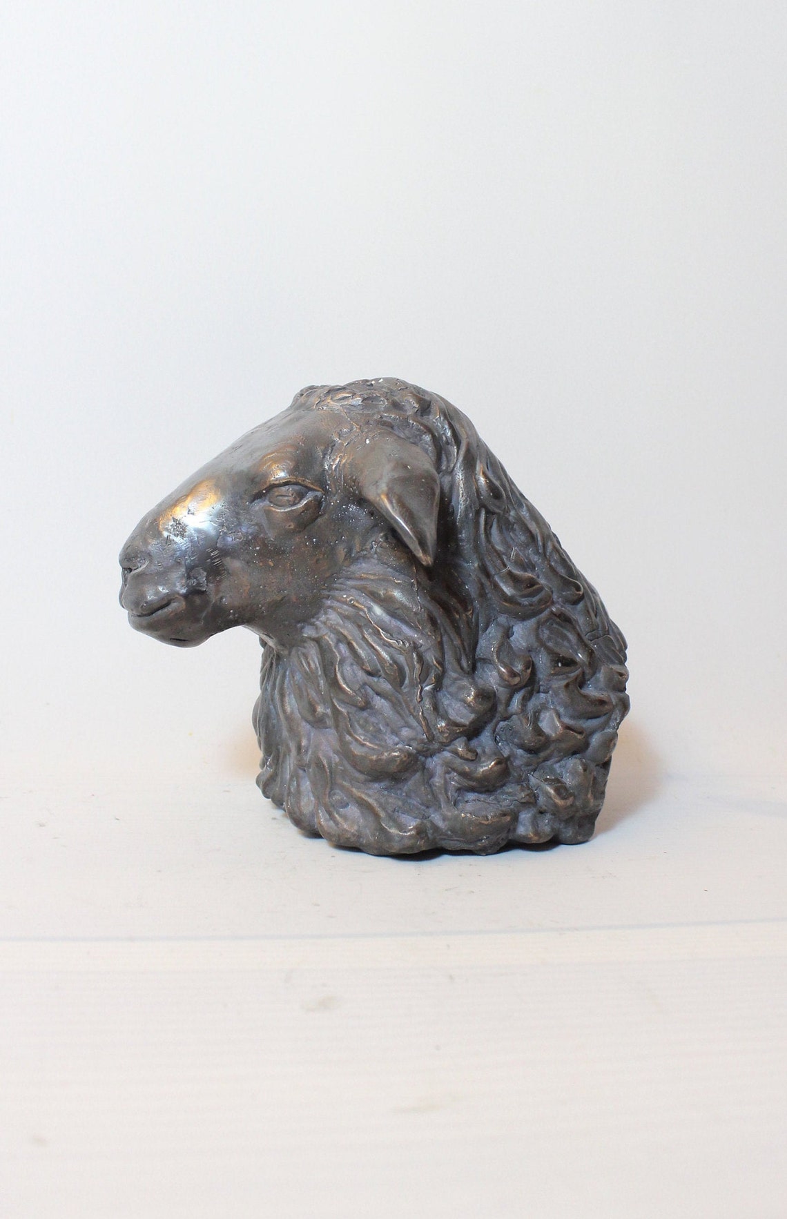 Sheep Bronze Sculpture Countryside Animals Original Sheep - Etsy