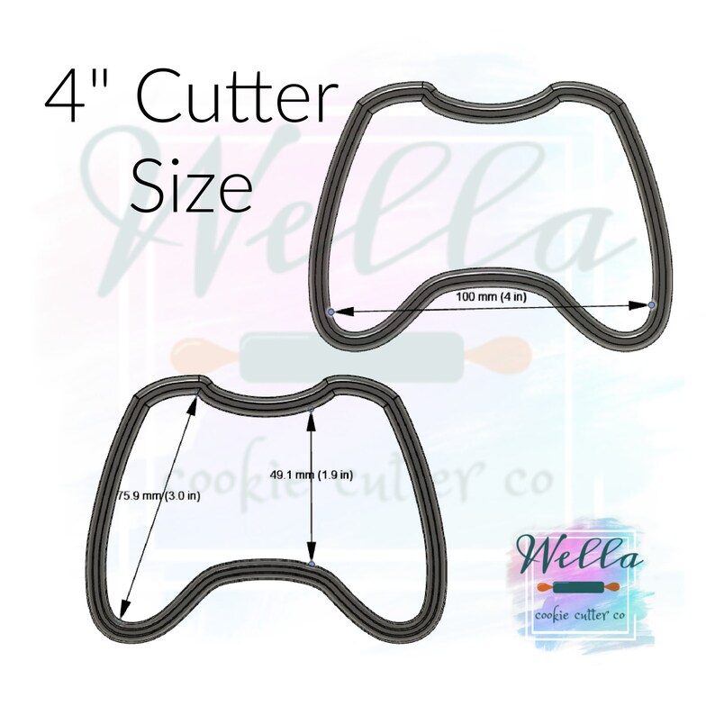 Video Game Controller Cookie Cutter - Etsy