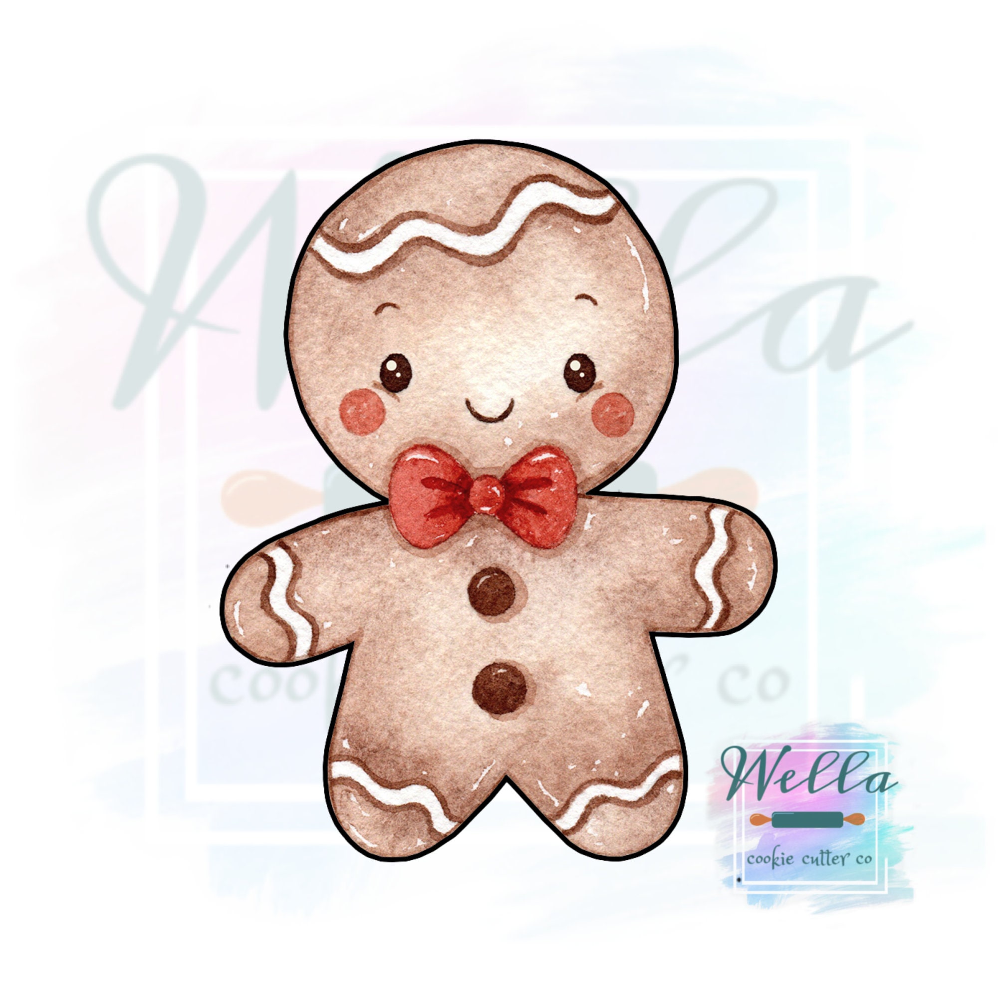 Gingerbread Man Cookie Cutter Christmas Cookie Cutters - Etsy