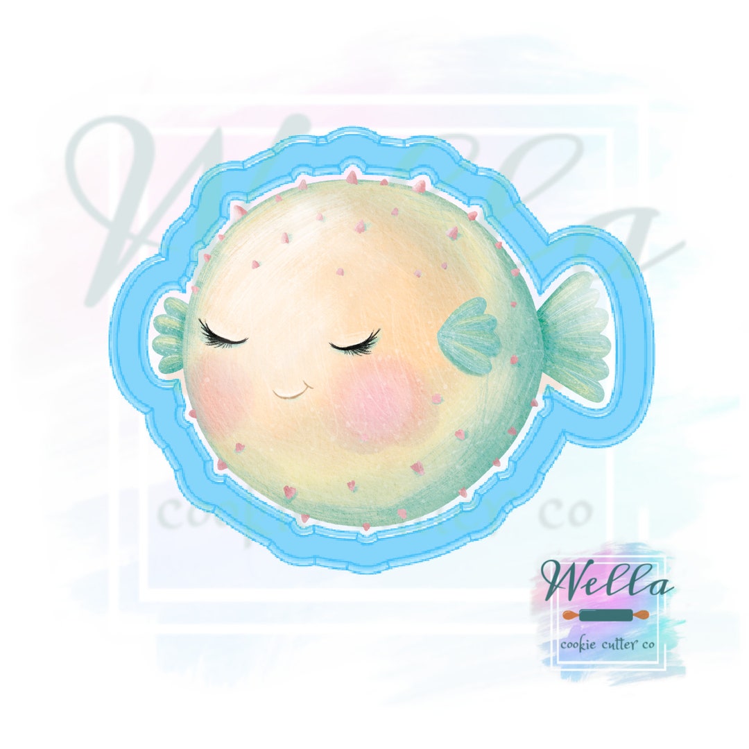 Pufferfish Cookie Cutter, Sea Themed Cookie Cutter, Under the Sea ...