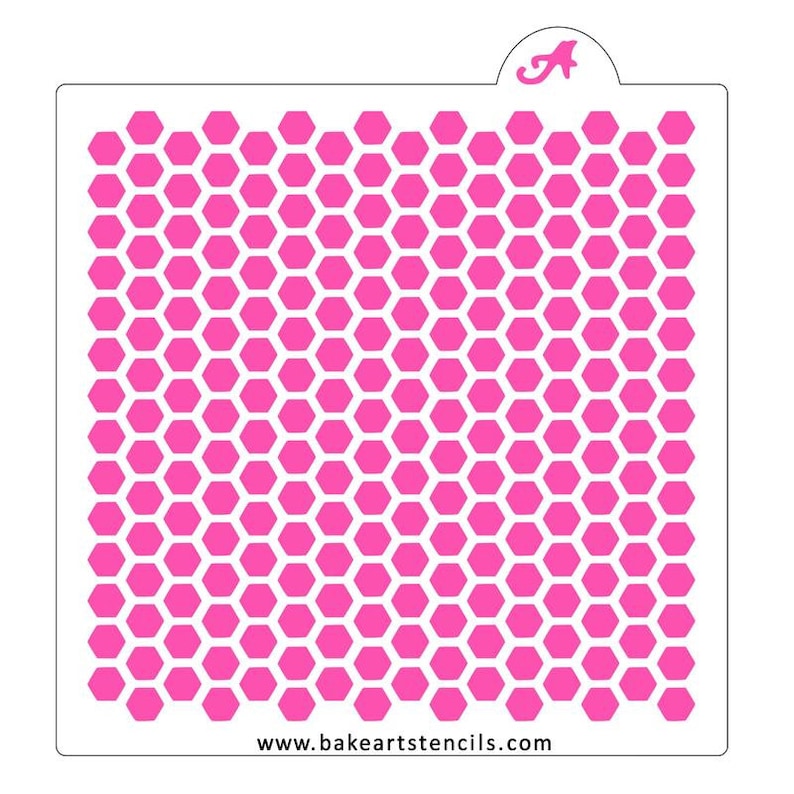 Mini Honeycomb Pattern Stencil Mini Hexagon Pattern Stencil - Etsy