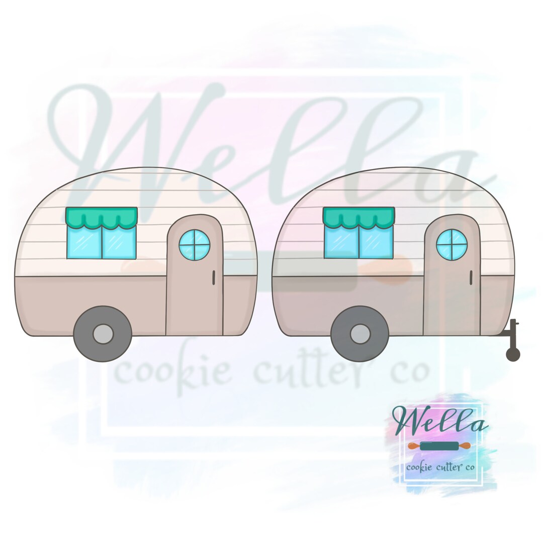 Cute Camper Cookie Cutter, Camping Cookie Cutter - Etsy