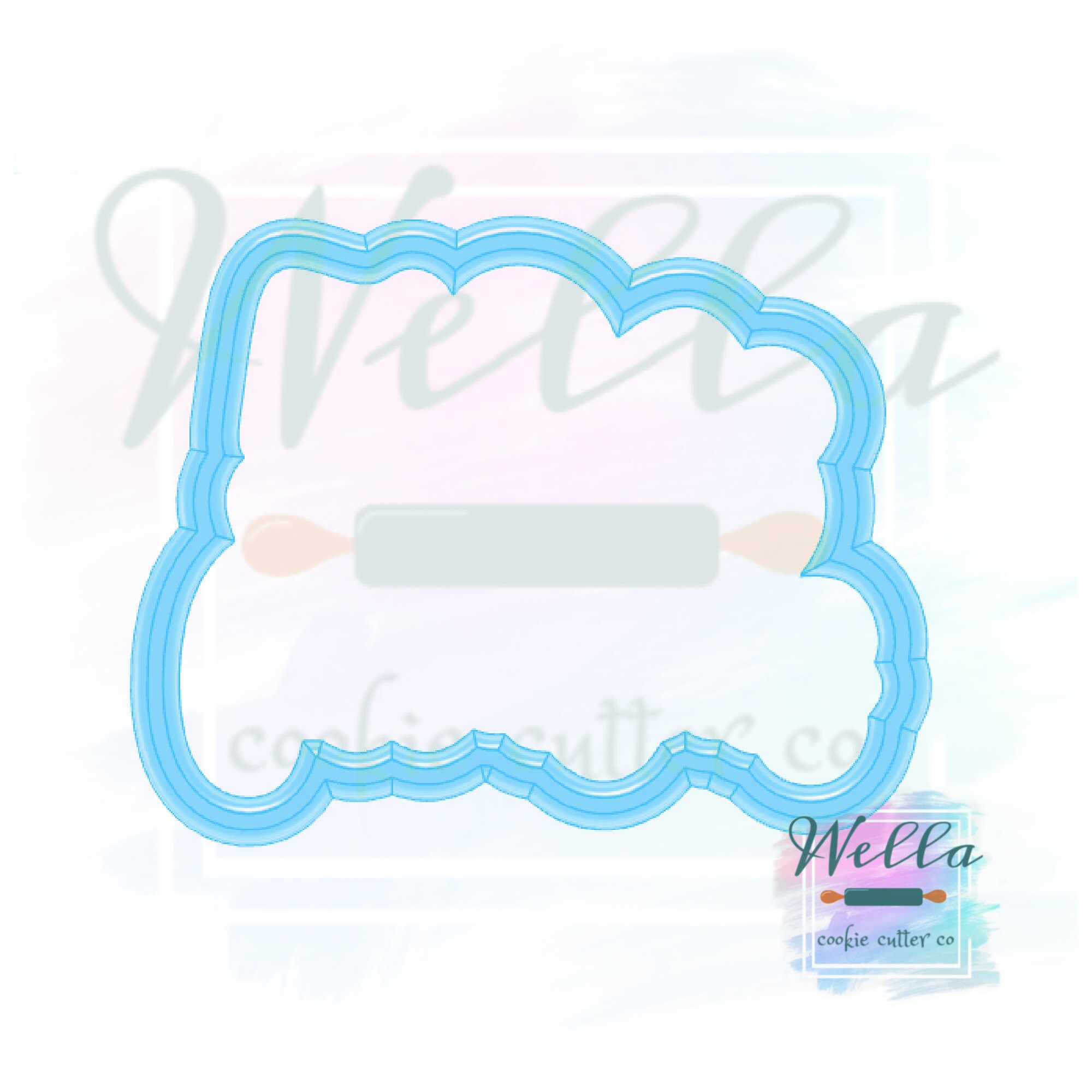 50 & Fabulous Cookie Cutter With Optional Stencil, 50th Birthday Cookie ...