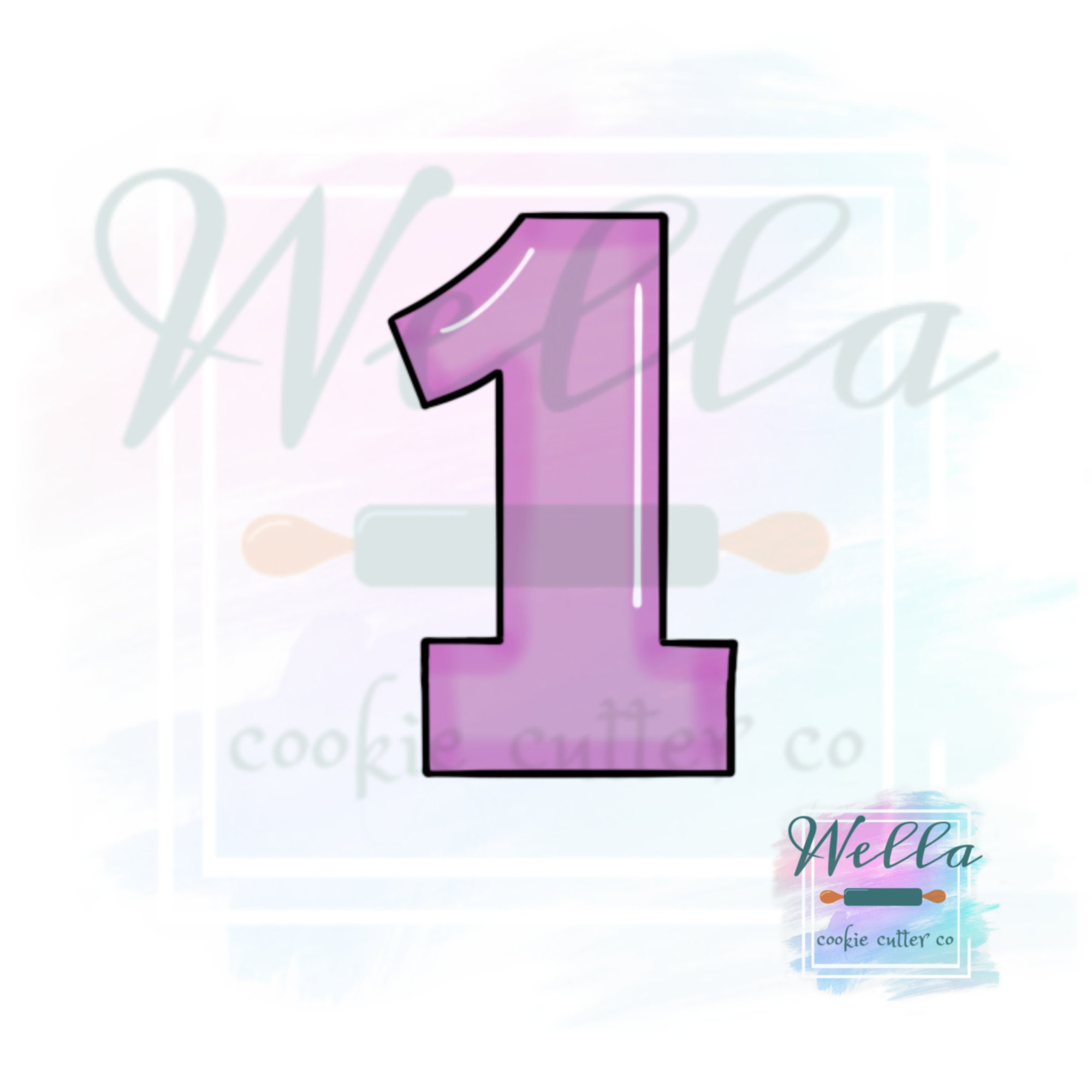 Number 1 Cookie Cutter | Etsy