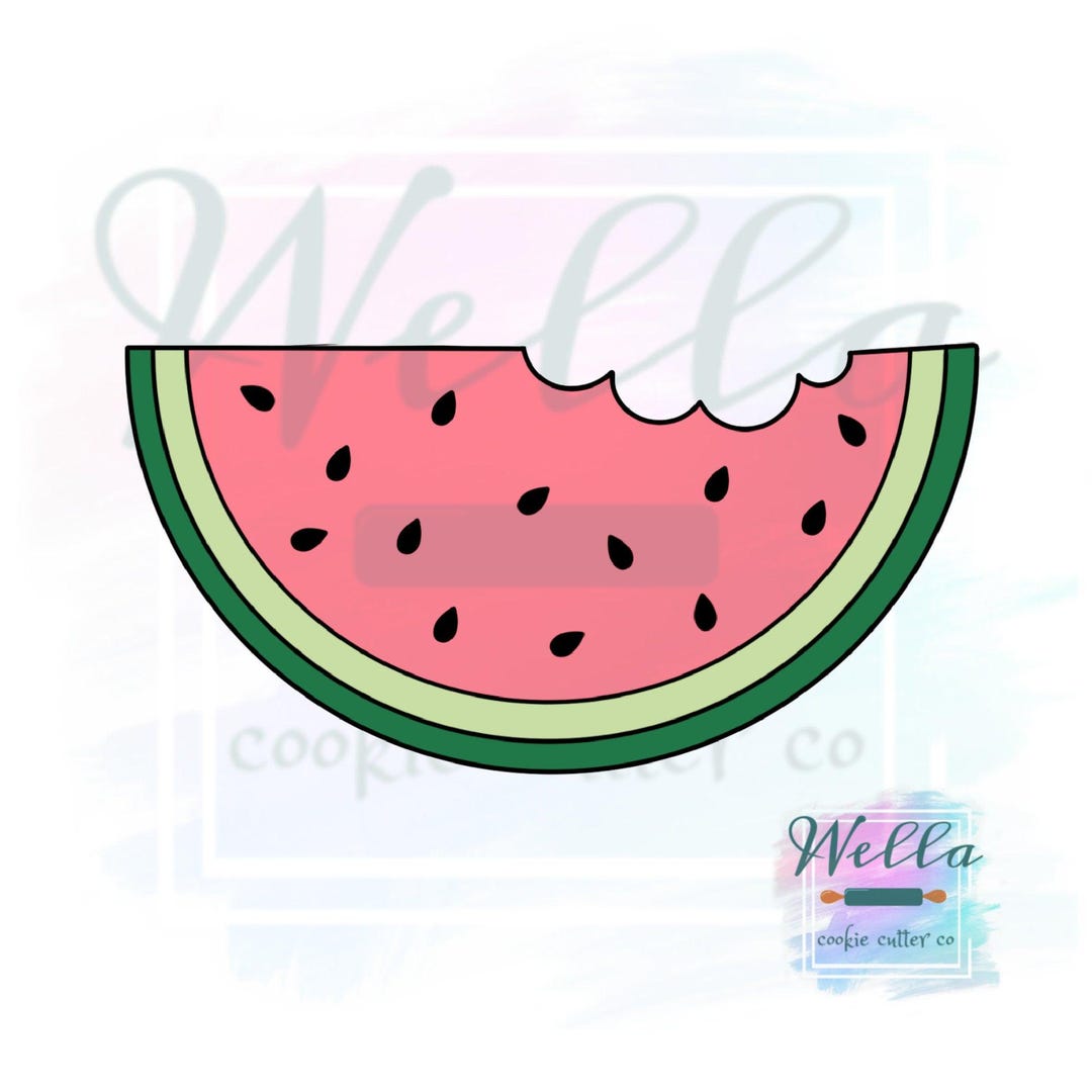 Watermelon With Bite Cookie Cutter - Etsy