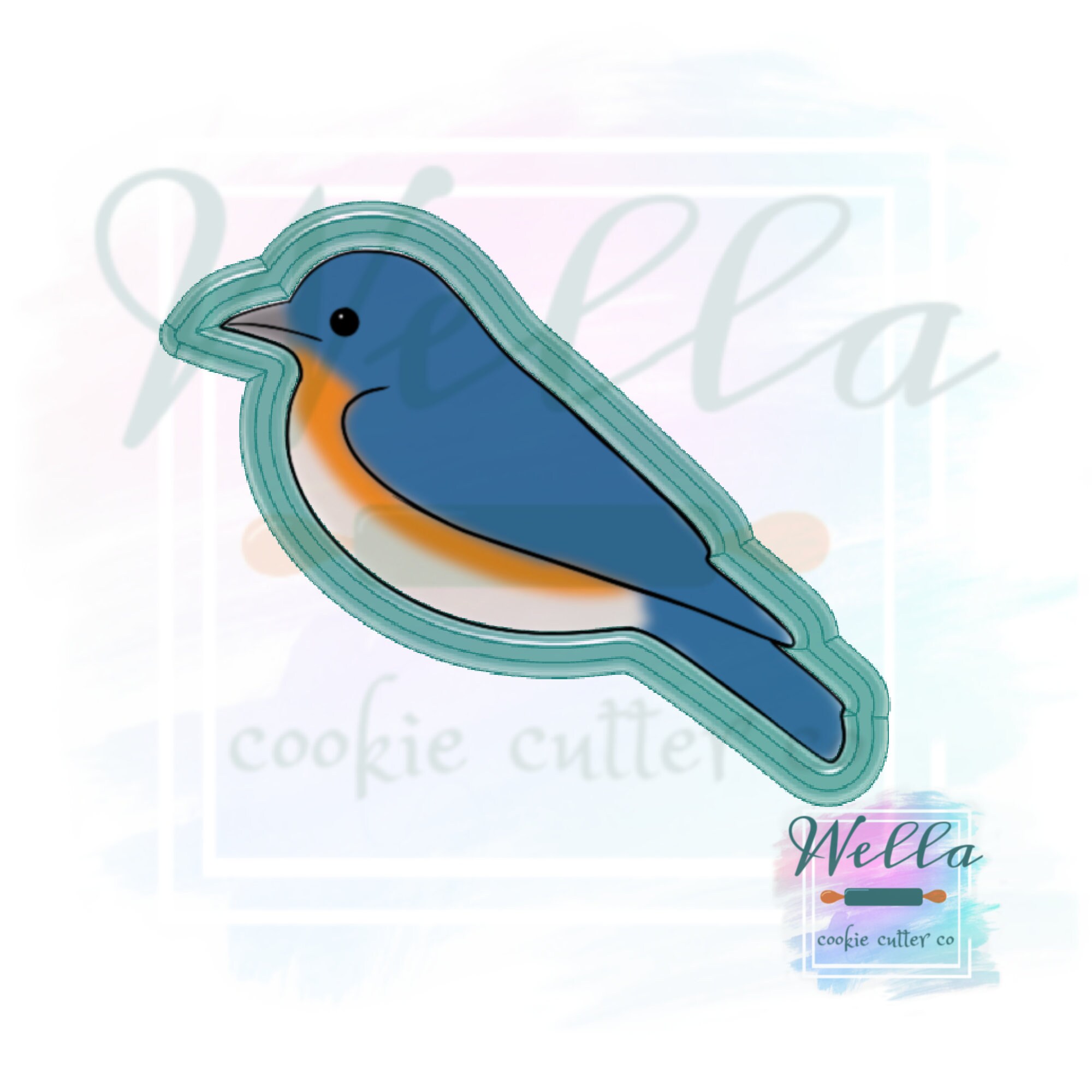 Bluebird Cookie Cutter Bird Cookie Cutter - Etsy