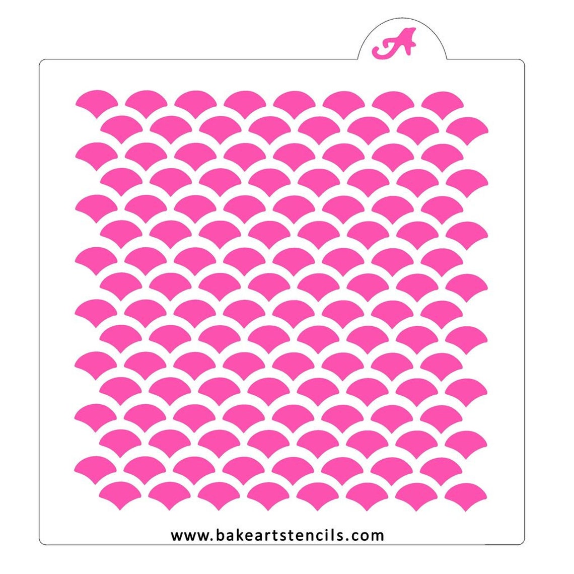 Scales Stencil Mermaid Stencil Scales Cookie Stencil - Etsy