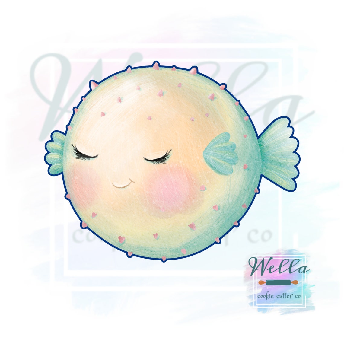 Pufferfish Cookie Cutter Sea Themed Cookie Cutter Under the - Etsy