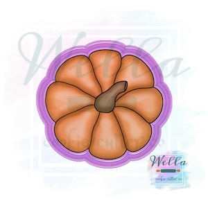 Pumpkin Top View Cookie Cutter, Fall Cookie Cutter - Etsy