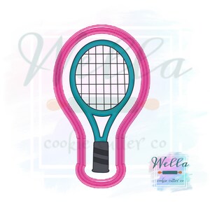 Tennis Racket Cookie Cutter With or Without Ball - Etsy