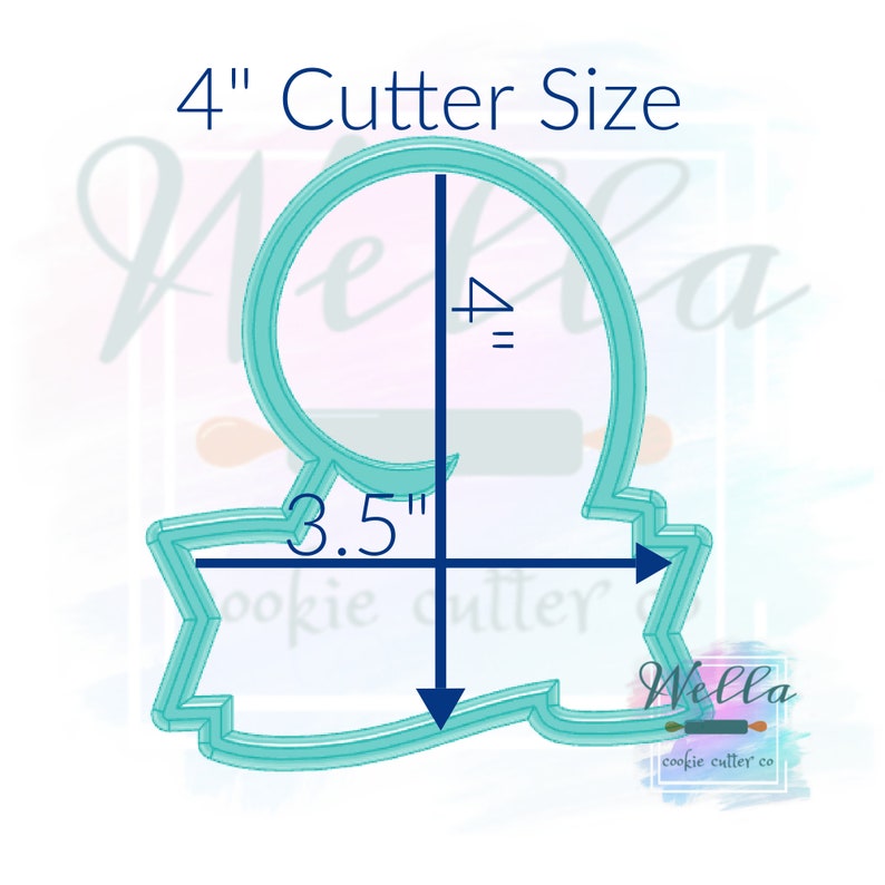 Number Nine With Banner Cookie Cutter Number 9 Cookie Cutter - Etsy