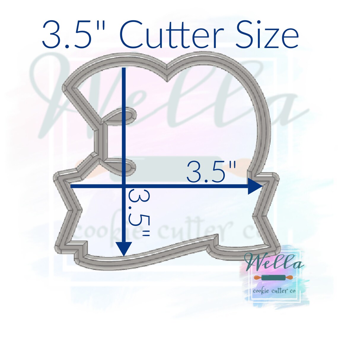 Number 30 With Banner Cookie Cutter, Number Thirty Cookie Cutter ...