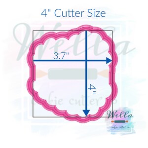 Vintage Heart Buttercream Cake Cookie Cutter - Etsy