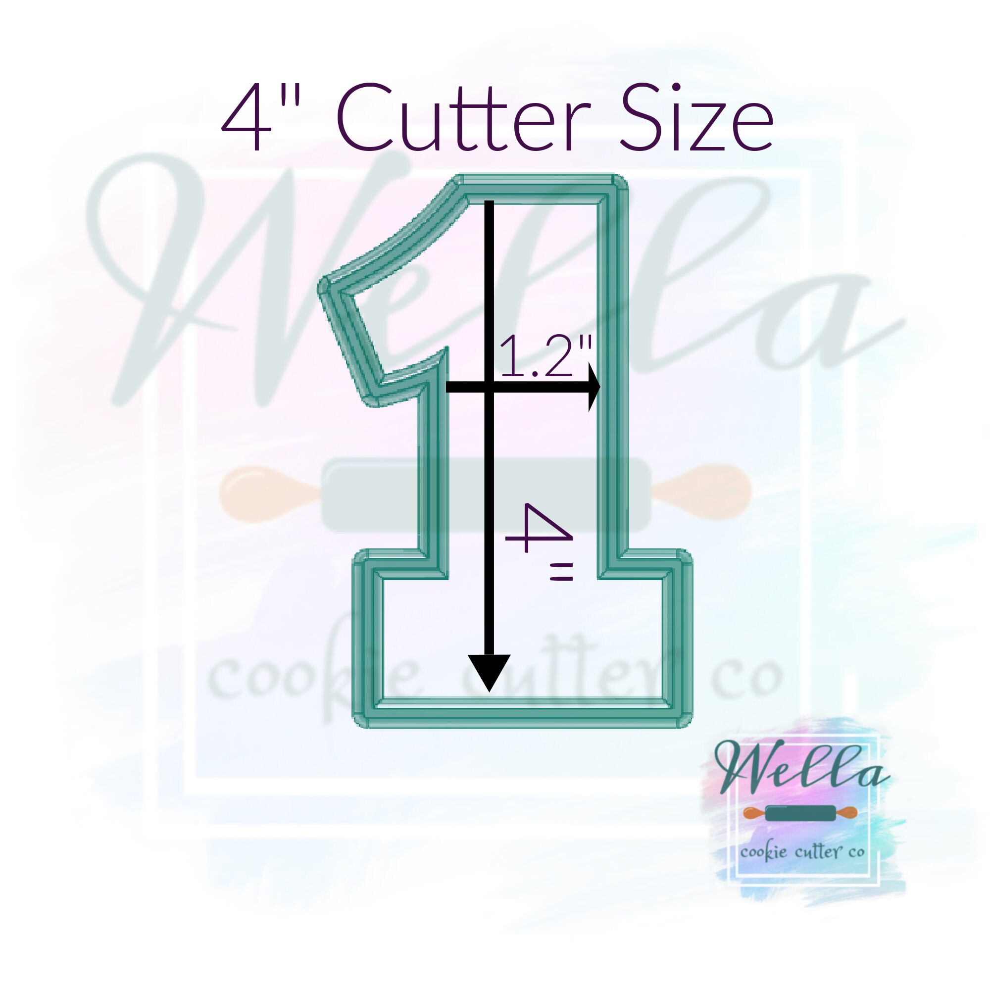 Number 1 Cookie Cutter - Etsy