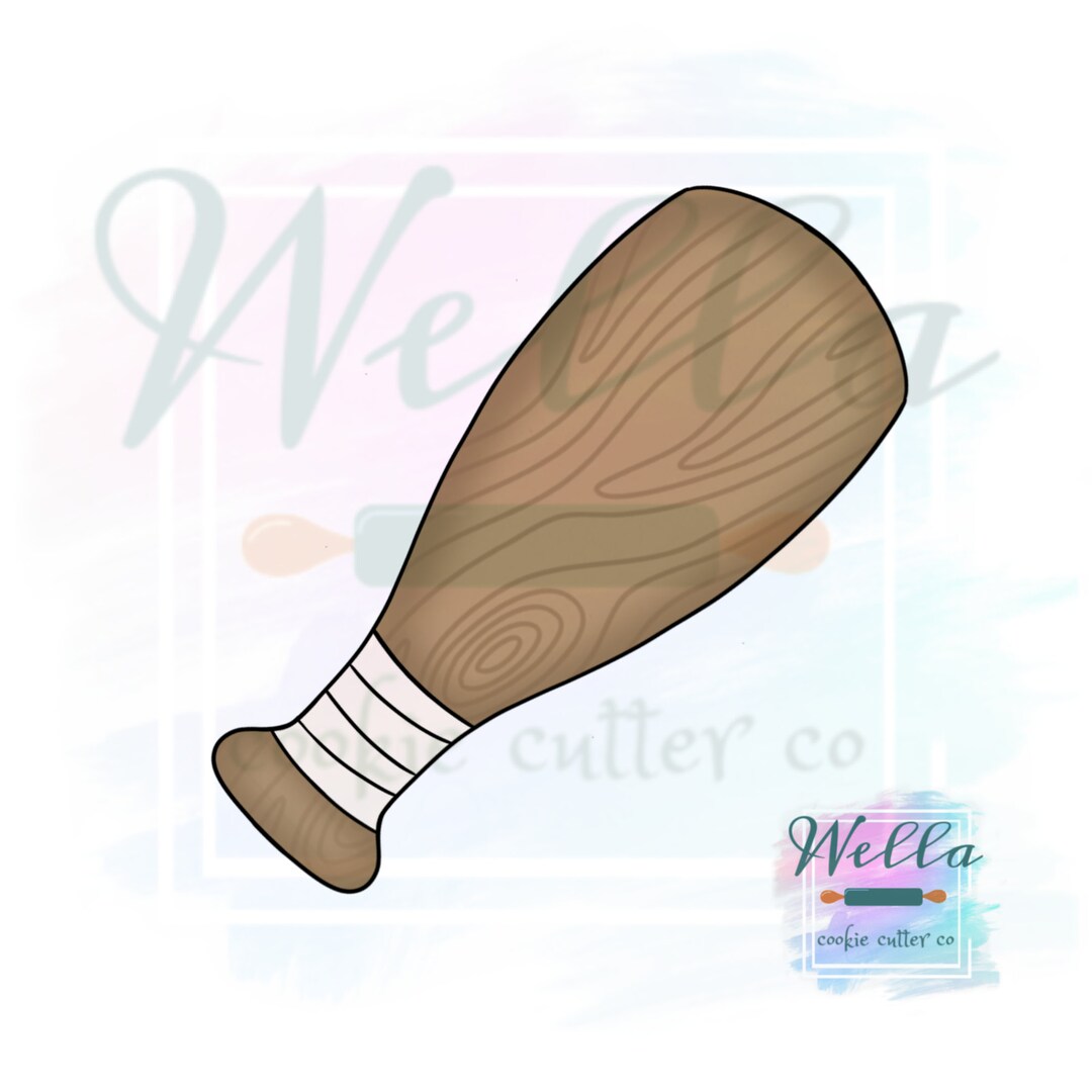 Baseball Bat Cookie Cutter, Sports Cookie Cutter - Etsy