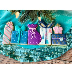 Present Cookie Cutter Set - Set of 5 Cutters, Christmas Present Cookie ...