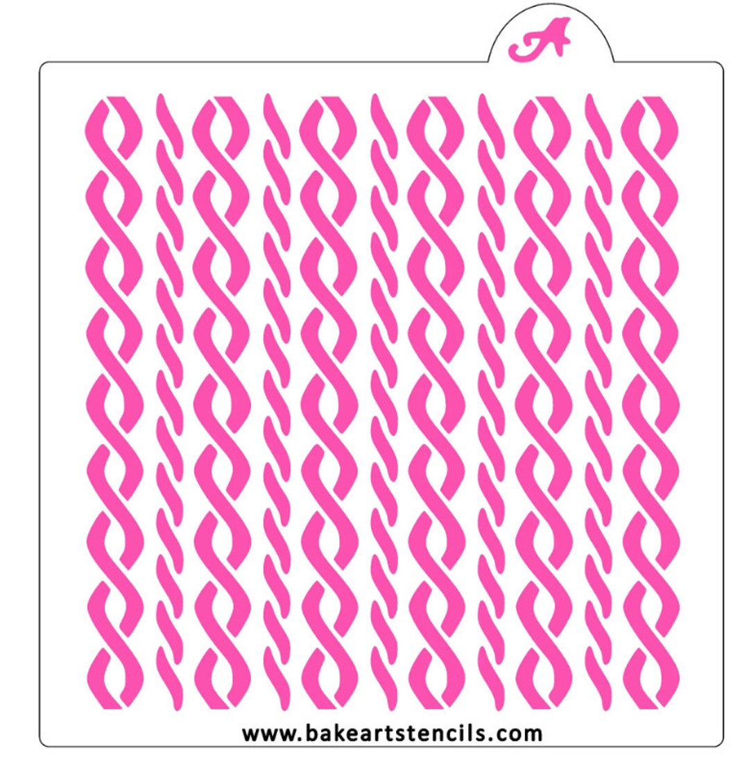 Cozy Sweater Pattern Stencil, Sweater Pattern Cookie Stencil - Etsy