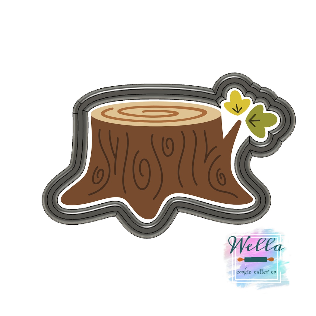 Tree Stump Cookie Cutter, Woodland Cookie Cutter - Etsy