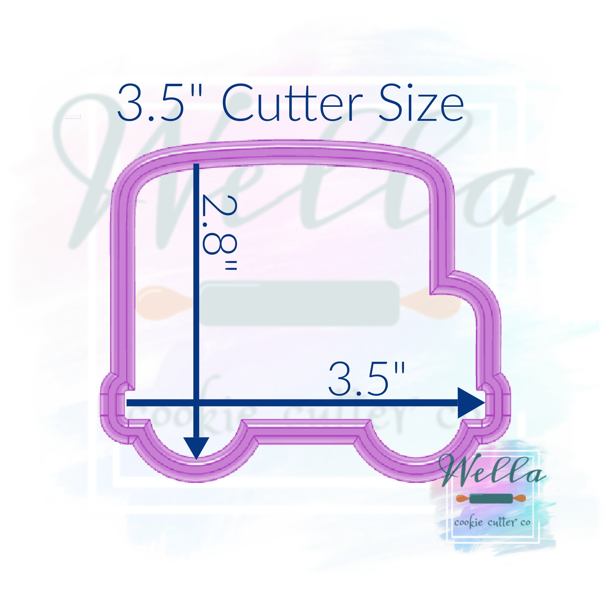 Bus Cookie Cutter School Cookie Cutter - Etsy