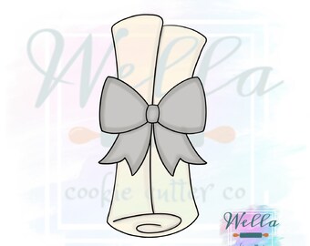 Graduation Scroll Cookie - Etsy