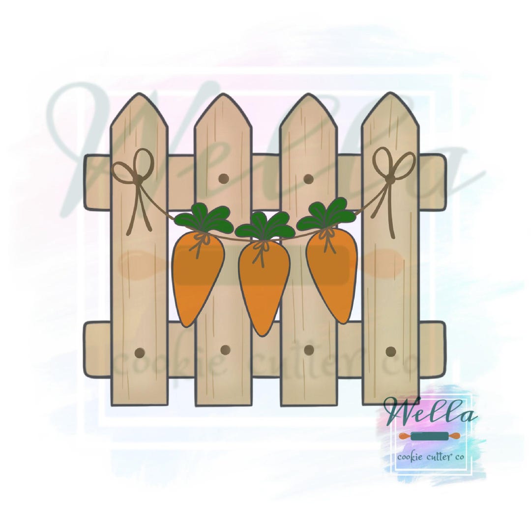 Country Picket Fence Cookie Cutter - Etsy