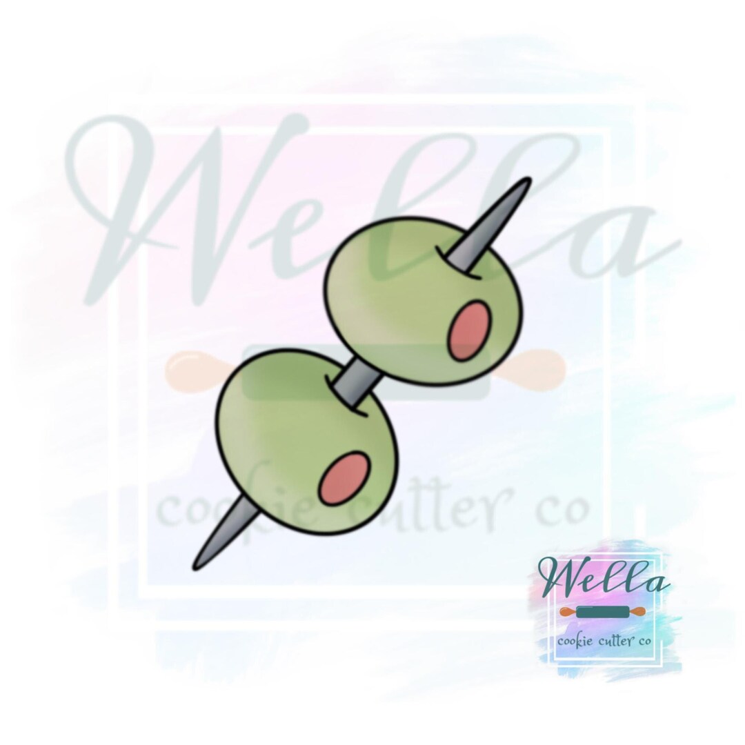 Olives on Skewer Cookie Cutter - Etsy