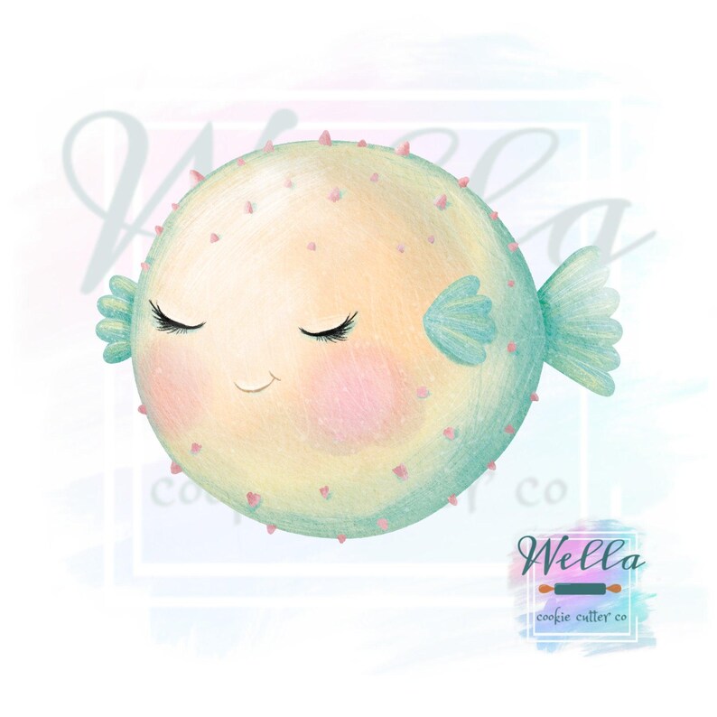 Pufferfish Cookie Cutter, Sea Themed Cookie Cutter, Under the Sea ...