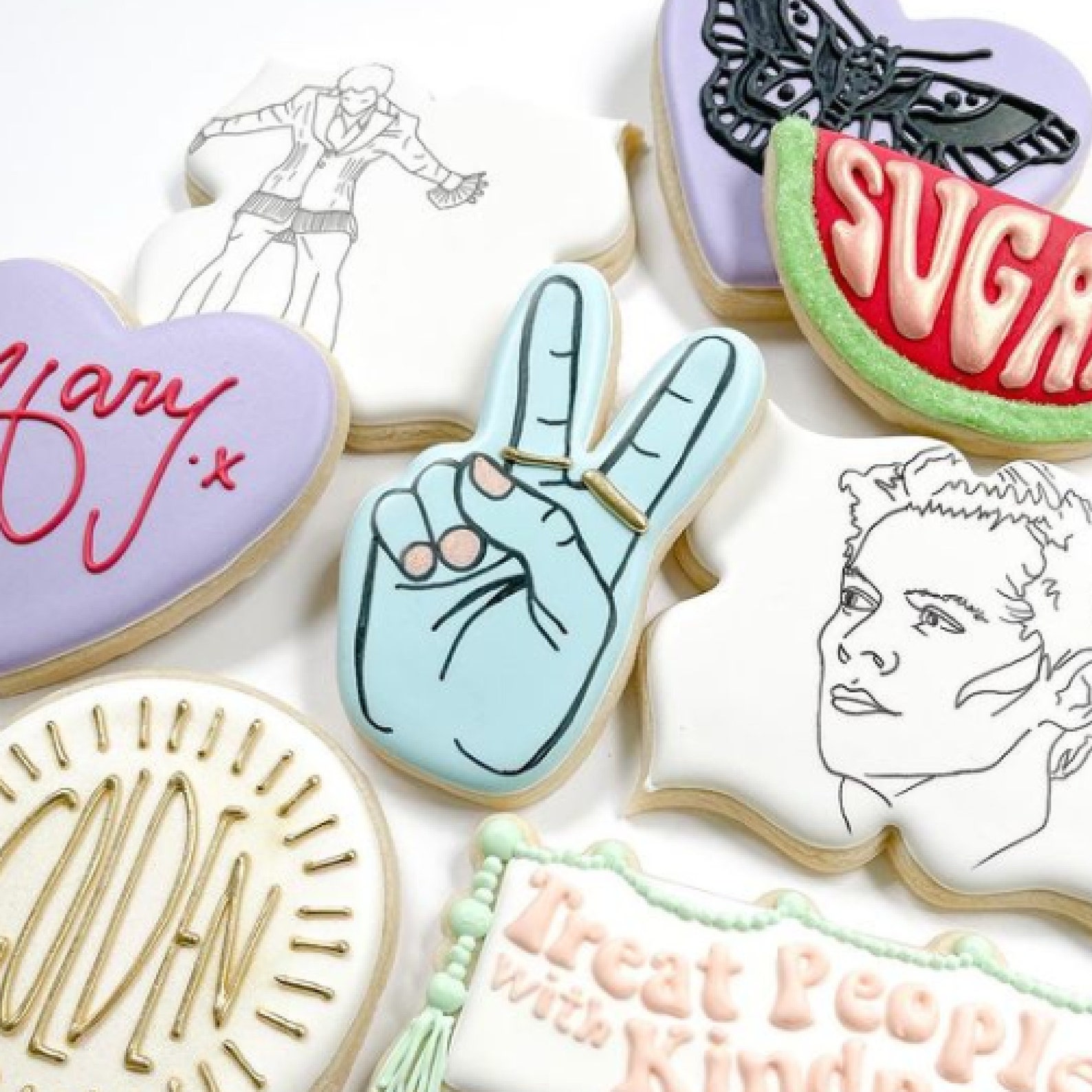 Peace Sign Cookie Cutter Hand Peace Sign Cookie Cutter Peace - Etsy